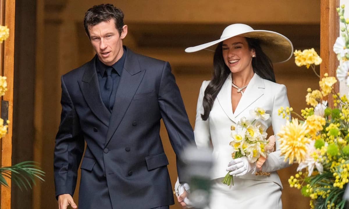 Dua Lipa and Callum Turner get married in low-key London wedding | t2ONLINE