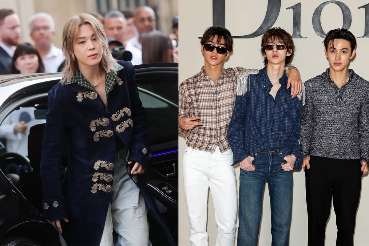 BTS’s Jimin and CORTIS members attend Dior’s Spring/Summer 2027 show at ...