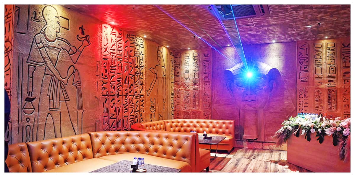 t2 gets you the first look of Qai Qai Lounge, a new Egyptian-themed ...