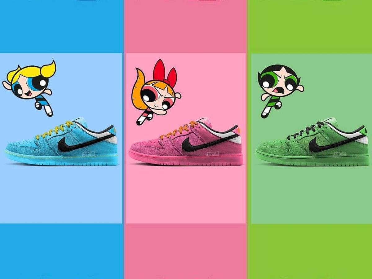 Nike SB Dunk collaborates with The Powerpuff Girls to celebrate 25 ...