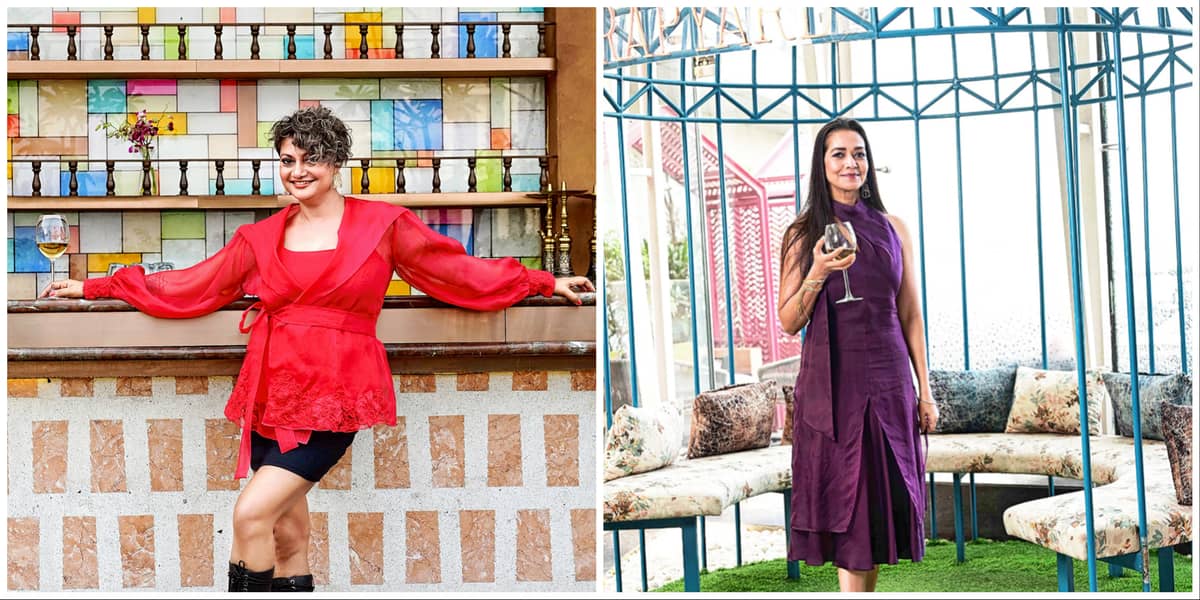 Esha Dutta and Pinky Kenworthy talk the talk and pose the pose in ...