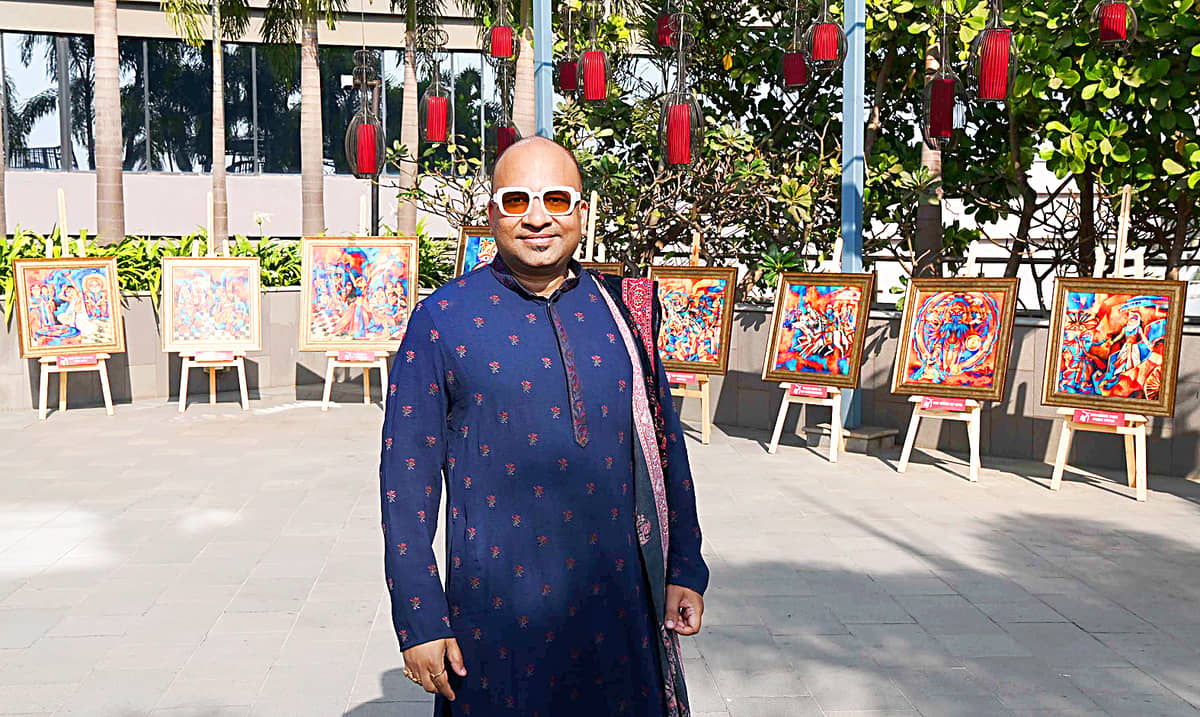 Mahabharata, a preview of original paintings on the classic Indian epic ...