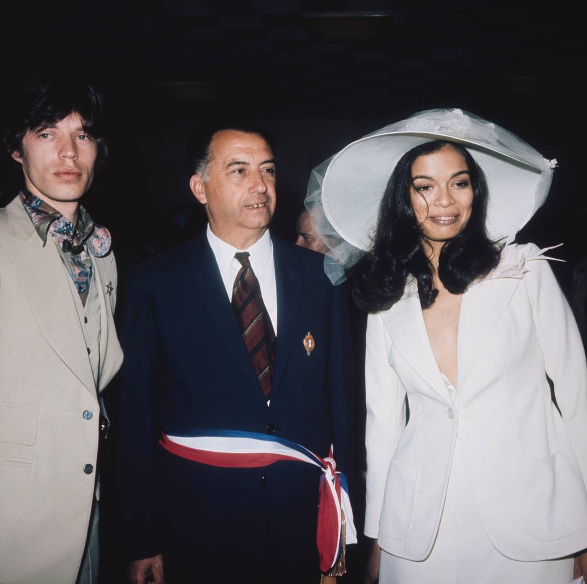 Dua Lipa's bridal attire gave a major throwback to Bianca Jagger's ...