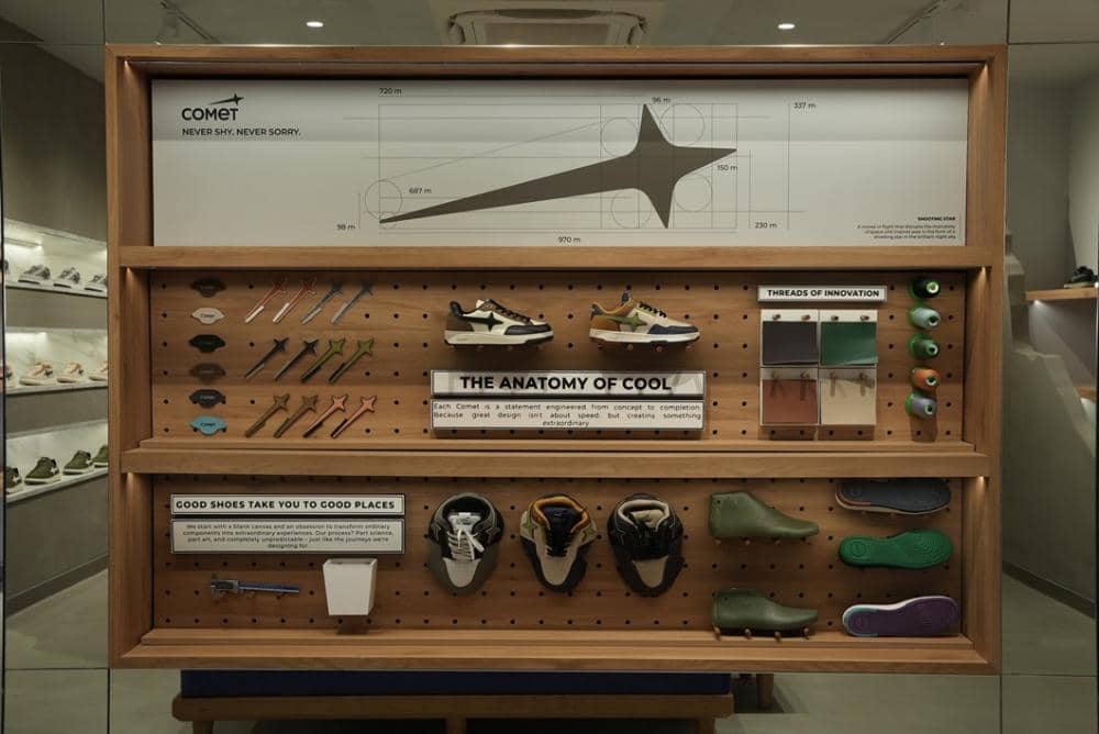 Sneaker label Comet’s first-ever flagship store in Bengaluru is as cool ...