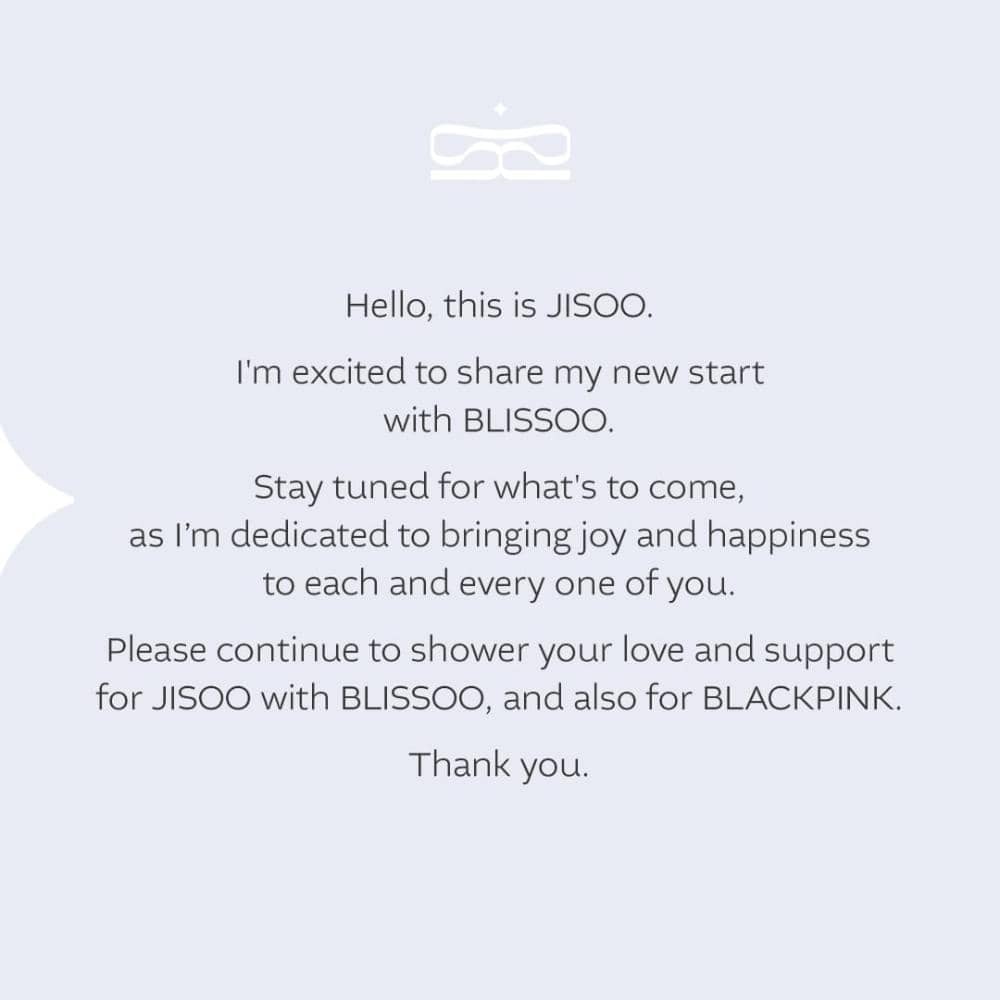 BLACKPINKs Jisoo launches her own label Blissoo | t2ONLINE
