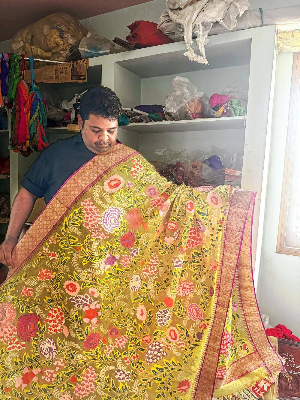A closer glimpse of the wonders of weaving with designer Gaurang Shah ...
